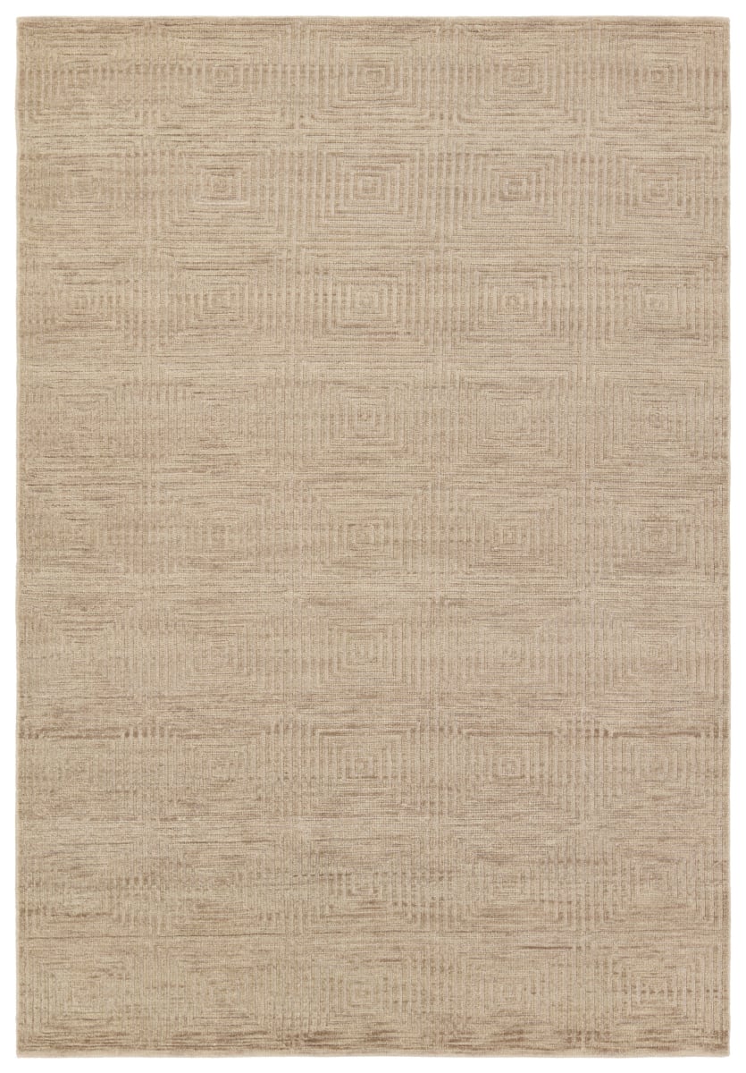 Tasa Pennant Tas01 Tan - Taupe | Rug Studio