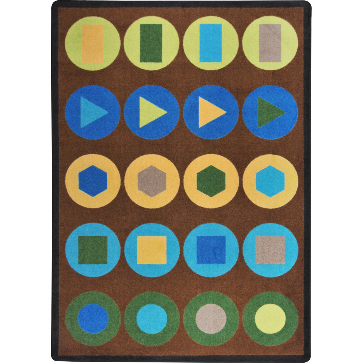 Joy Carpets Kaleidoscope Encircled Earthtone | Rug Studio