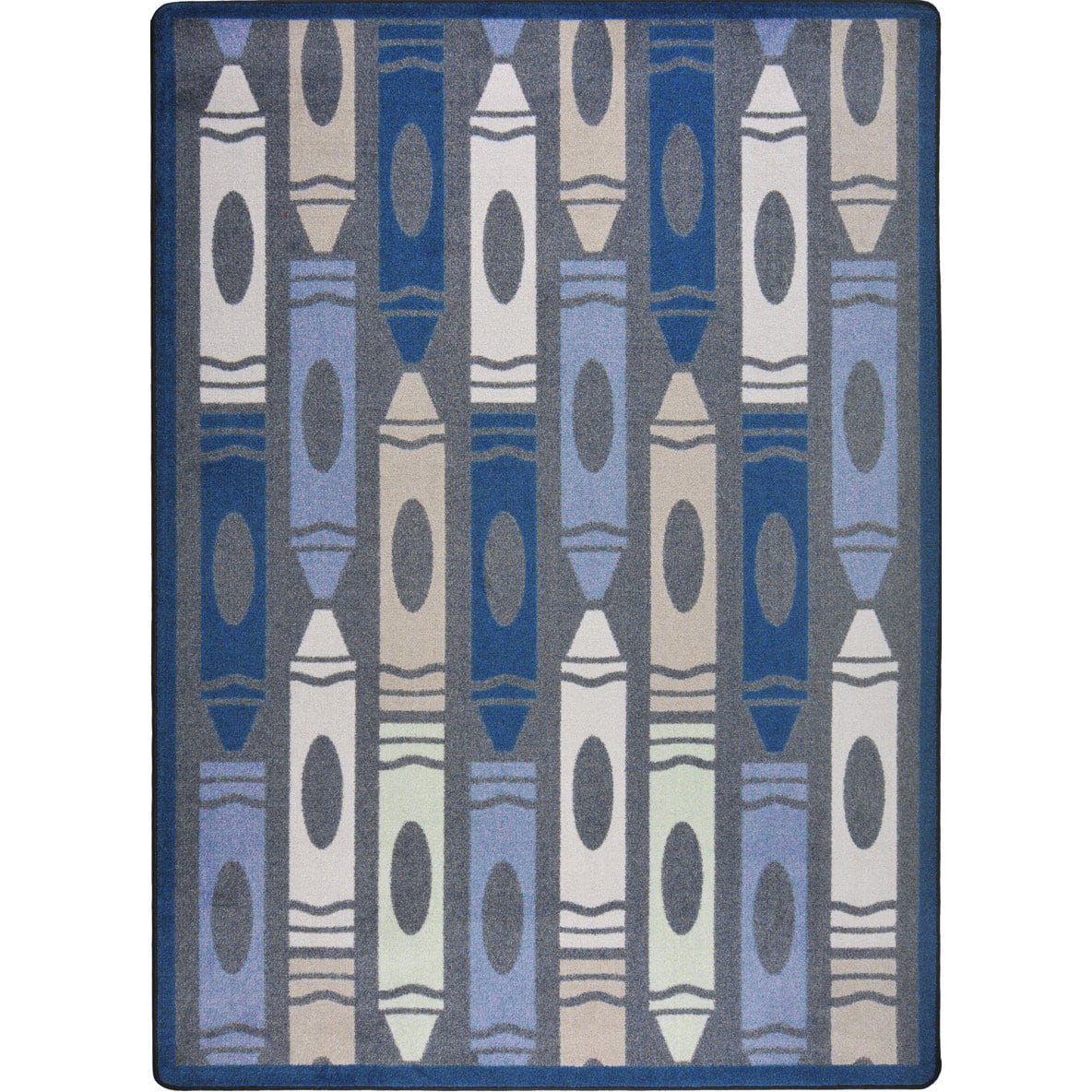 Joy Carpets Playful Patterns Jumbo Crayons Seaside | Rug Studio