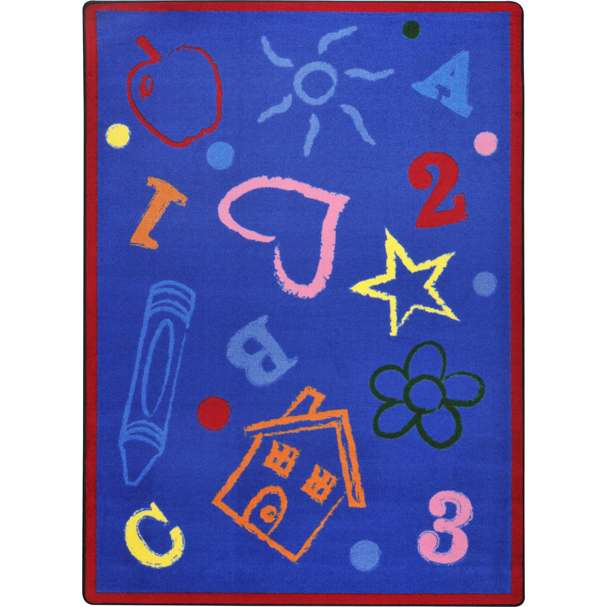 Joy Carpets Playful Patterns Kids Art Rainbow | Rug Studio