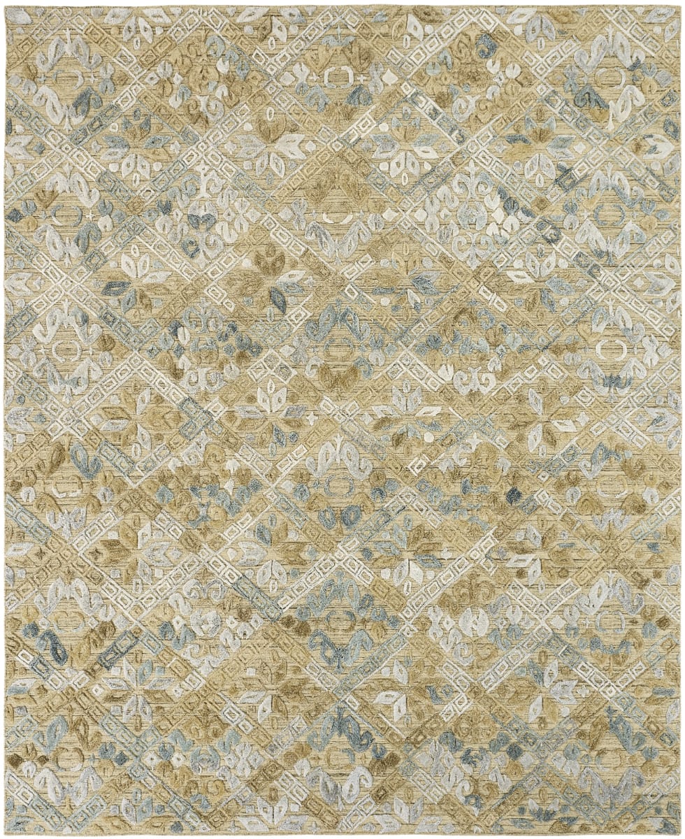 Famous Maker Titanium 100599 Gold | Rug Studio