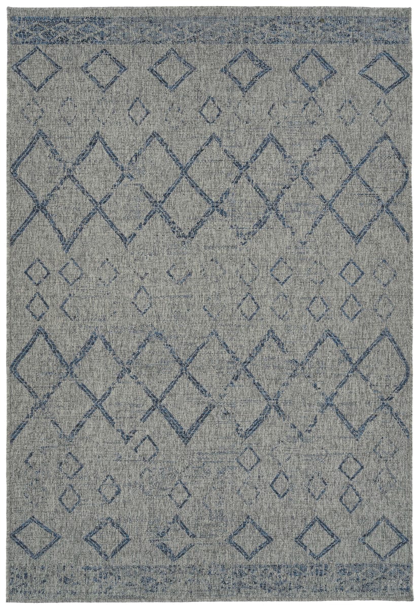 Kaleen Bacalar Bac10-75 Grey | Rug Studio
