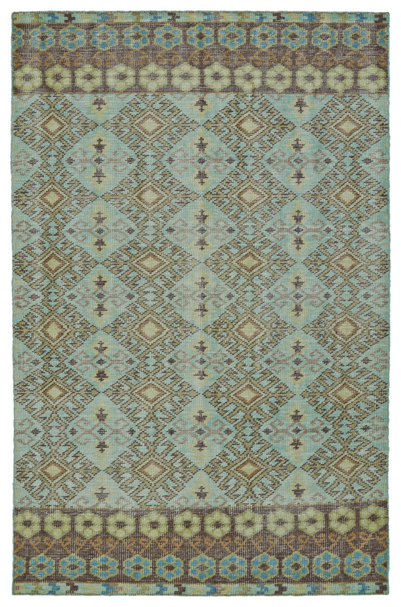 Kaleen Relic Rlc04-78 Turquoise | Rug Studio
