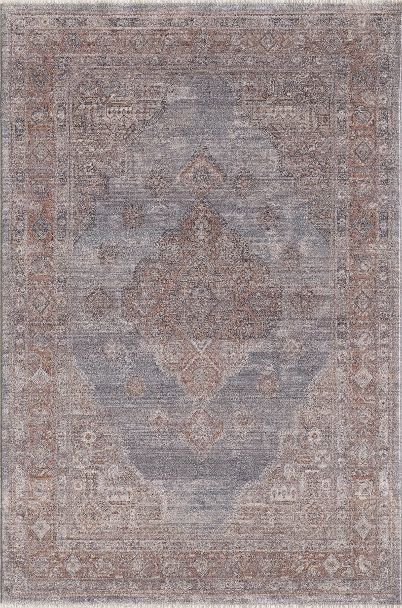 Kas Adele 8807 Grey - Blush | Rug Studio