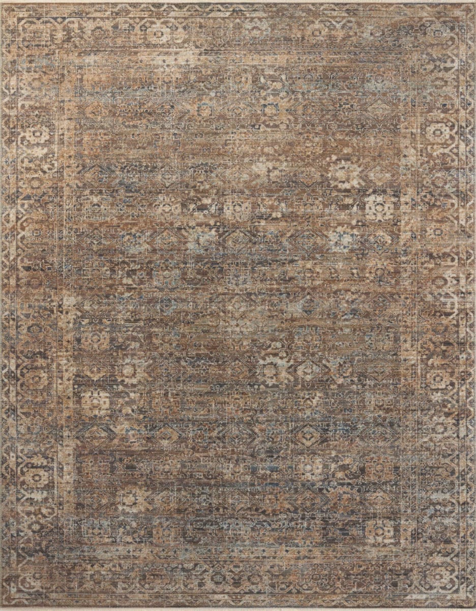 Loloi Heritage Her-07 Mocha - Denim | Rug Studio