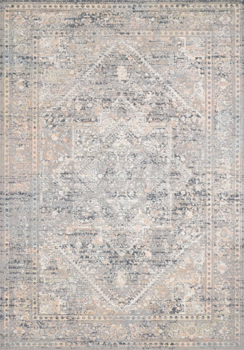 Loloi II Lucia Luc-01 Grey - Sunset | Rug Studio