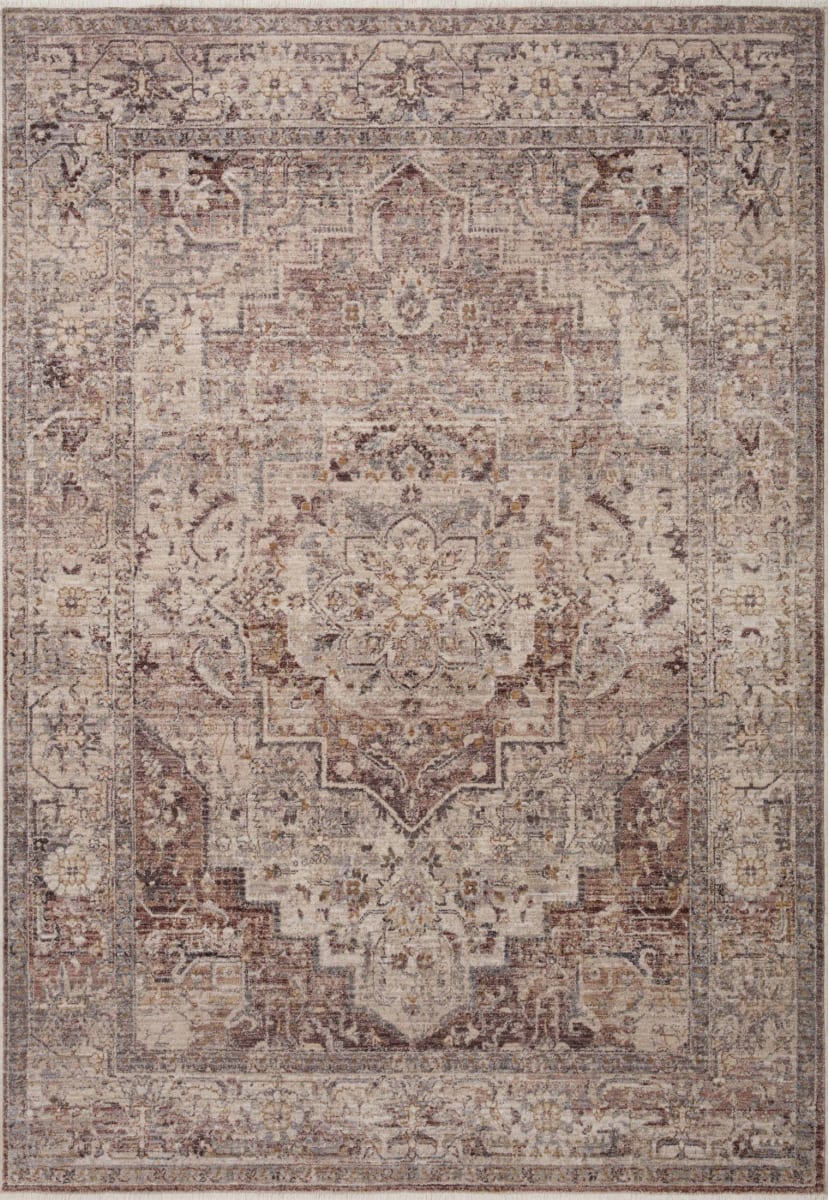 Loloi Lyra Lyr-06 Berry - Stone | Rug Studio