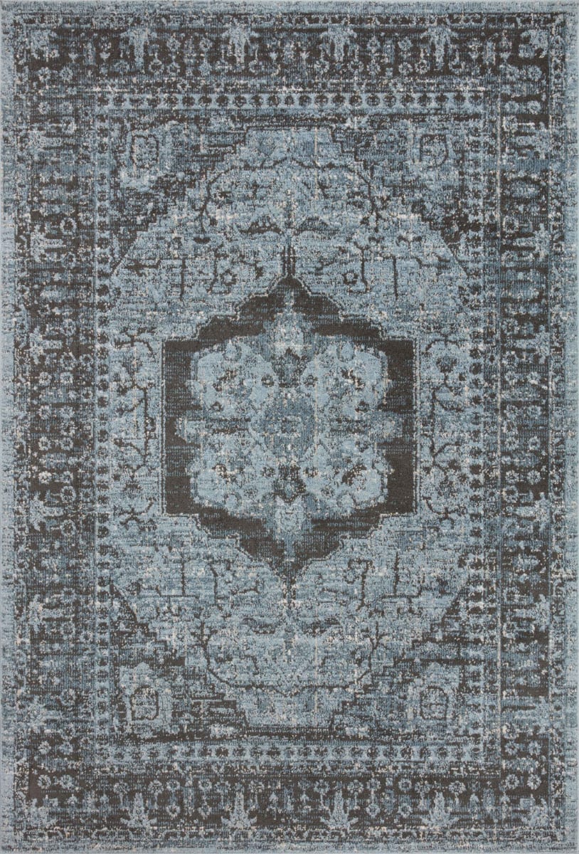 Loloi II Odette Odt-08 Sky - Charcoal | Rug Studio