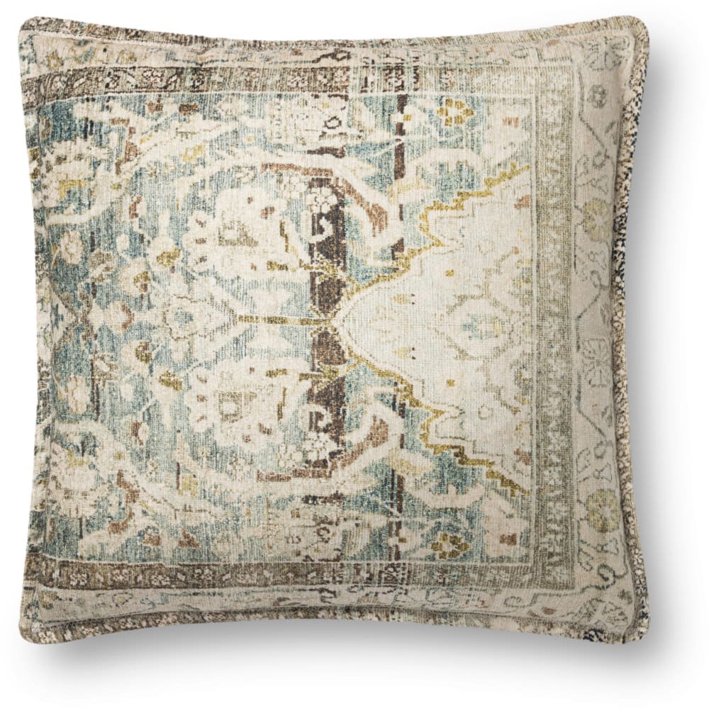 Loloi Pillows P0819 Green - Multi | Rug Studio