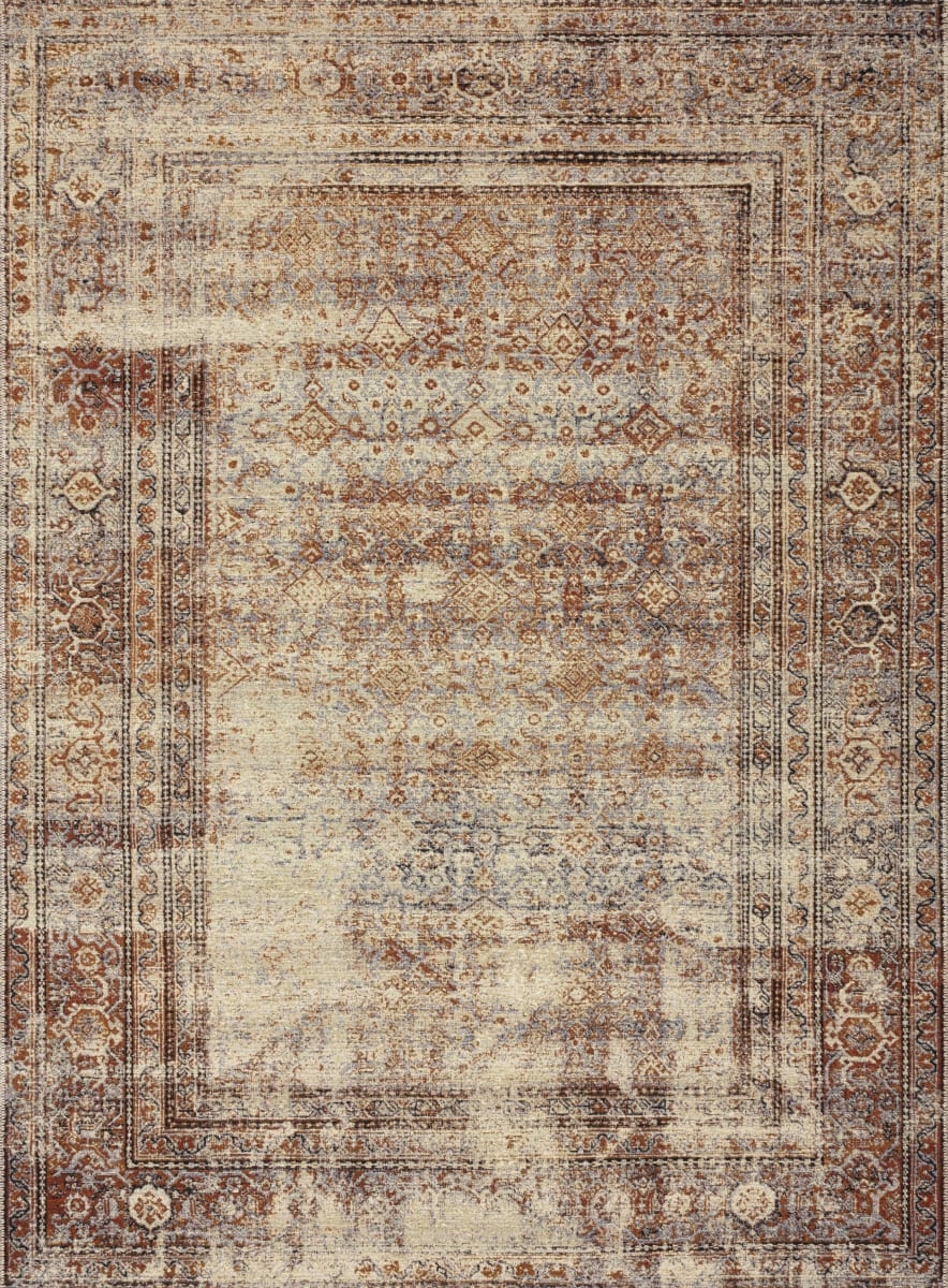 Loloi Sebastian Seb-05 Natural - Brick | Rug Studio