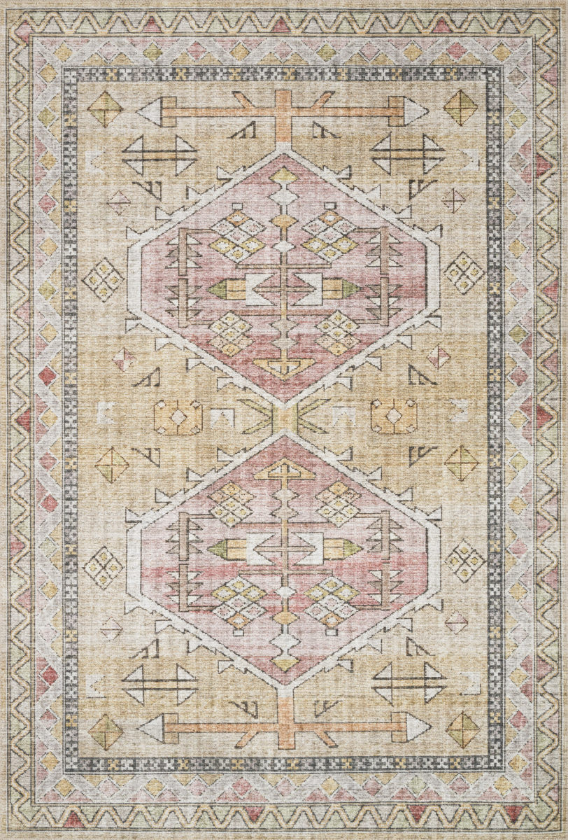 Loloi II Skye Sky-04 Gold - Blush | Rug Studio