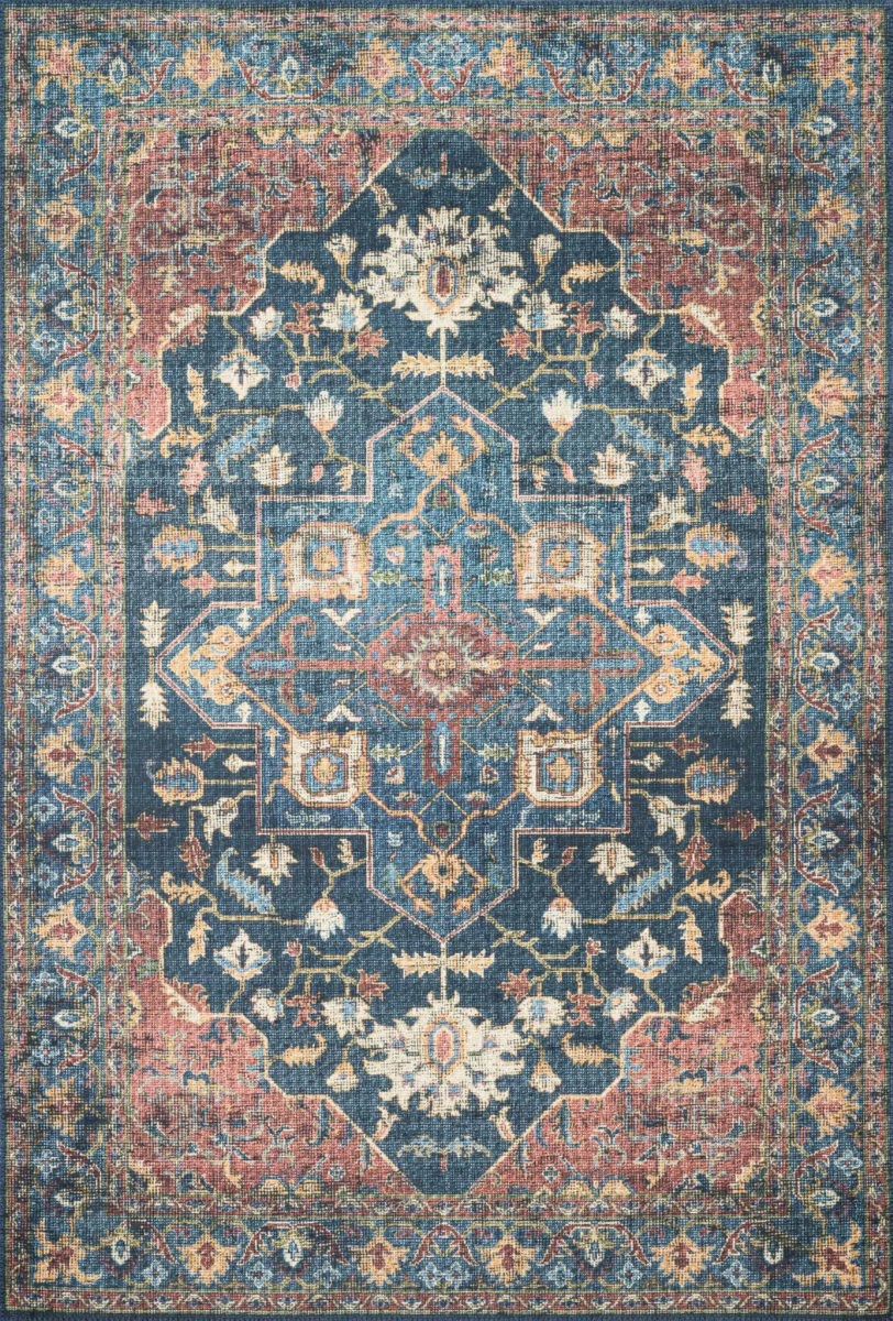 Loloi Skye Sky-08 Denim - Brick | Rug Studio