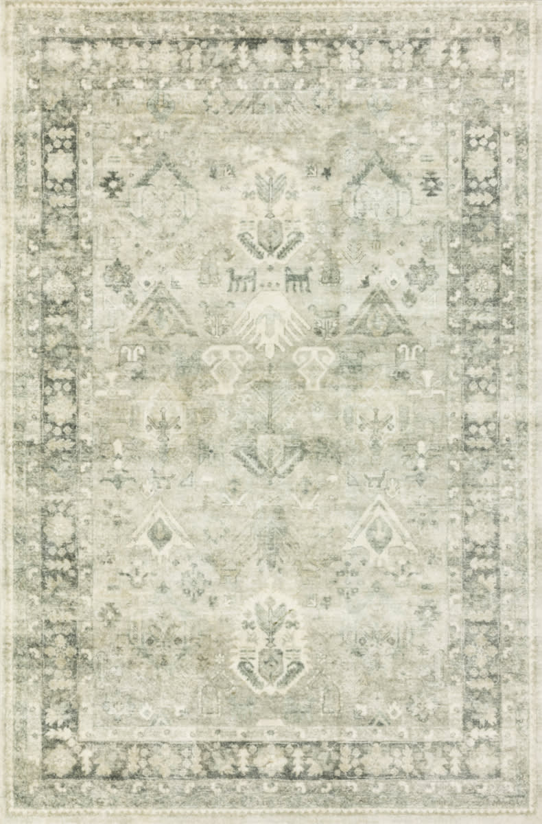 Loloi II Rosette Ros-04 Steel - Graphite | Rug Studio