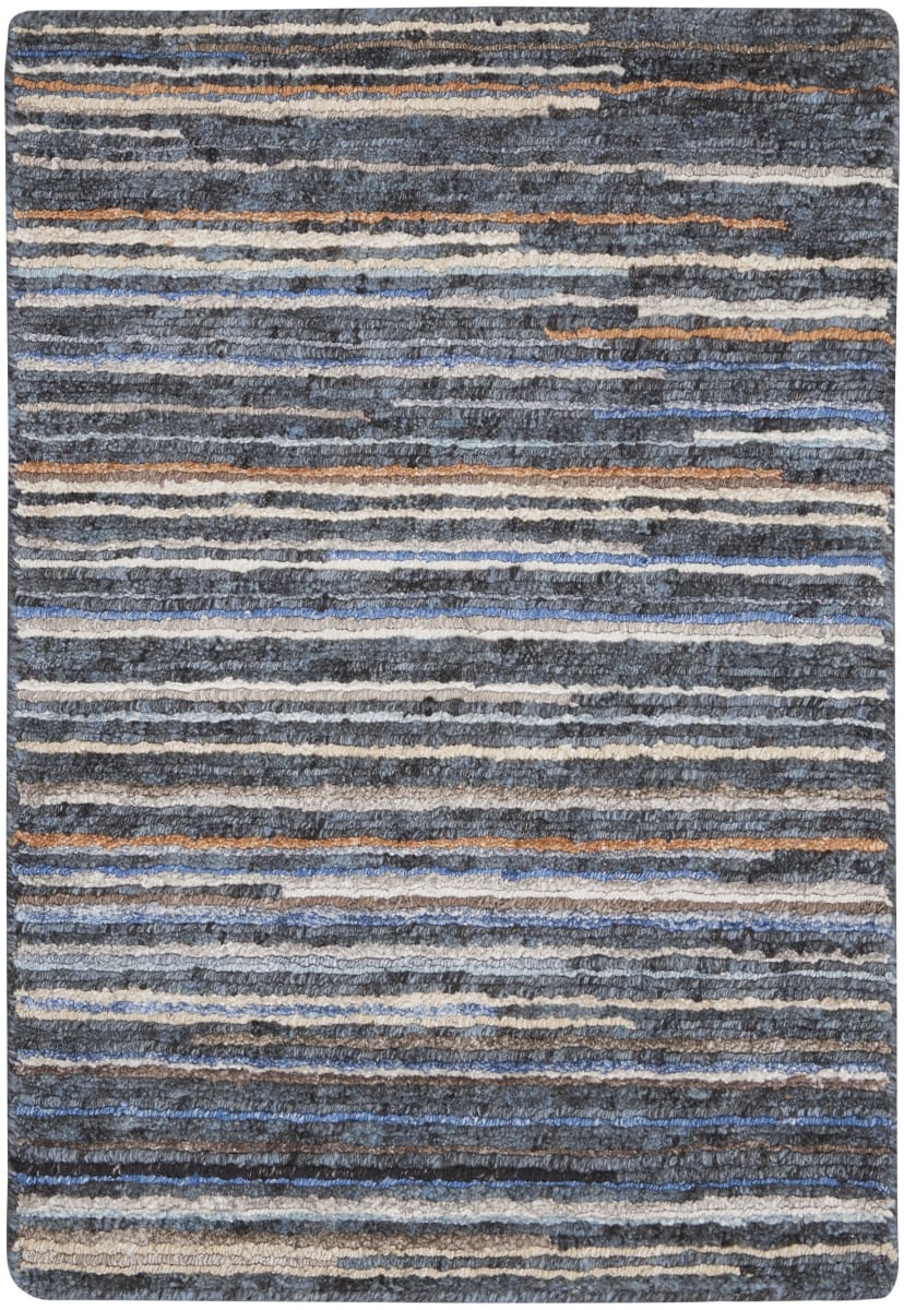 Nourison Plateau PAE01 Blue | Rug Studio