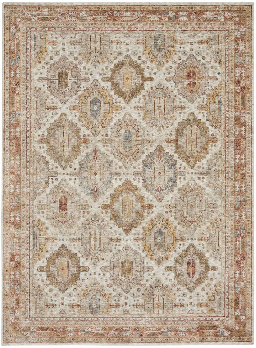 Nourison Sahar SHR01 Ivory-Multi | Rug Studio