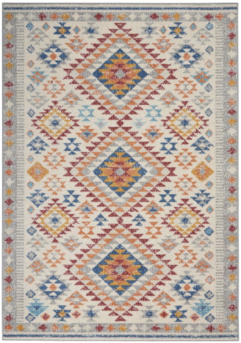 Nourison Passion PSN47 Ivory-Multi | Rug Studio