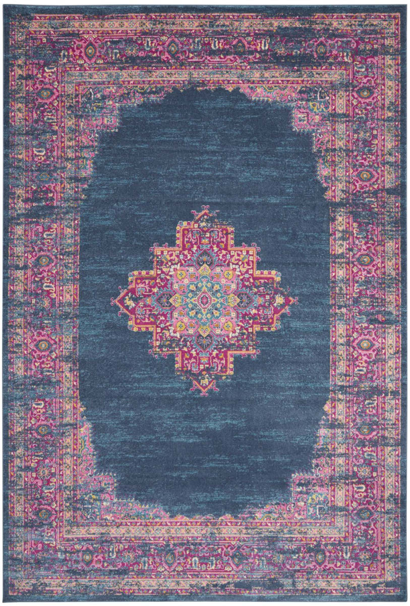 Nourison Passion PSN03 Blue 232320 | Rug Studio