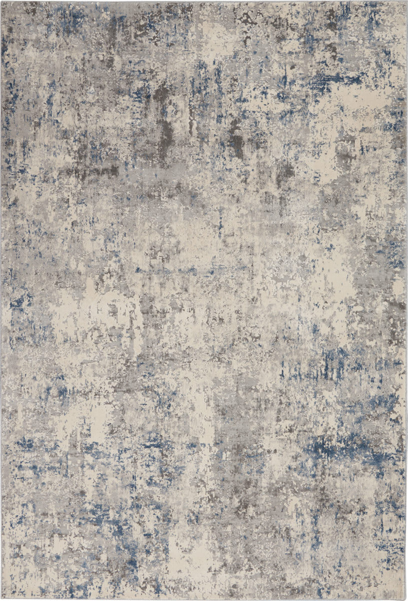 Nourison Rustic Textures Rus07 Ivory - Grey | Rug Studio