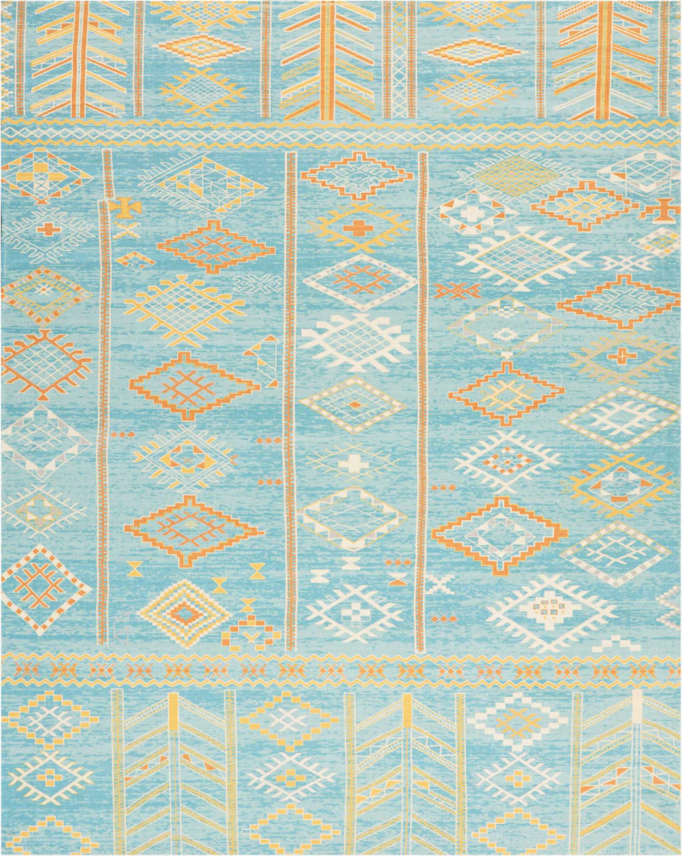 Nourison Madera Mad05 Sky Blue | Rug Studio