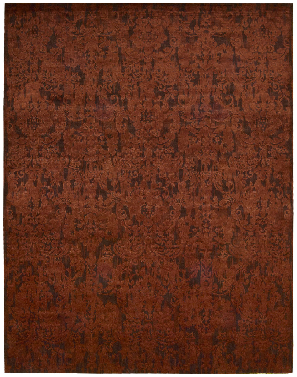 Nourison Nightfall Ngt03 Brick | Rug Studio
