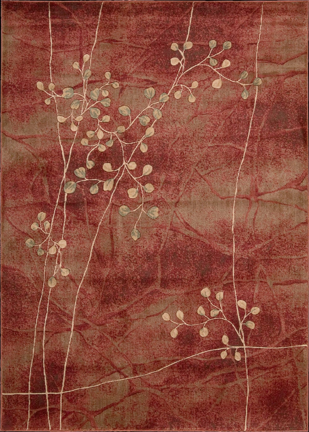 Nourison Somerset Baroque St74 Flame | Rug Studio