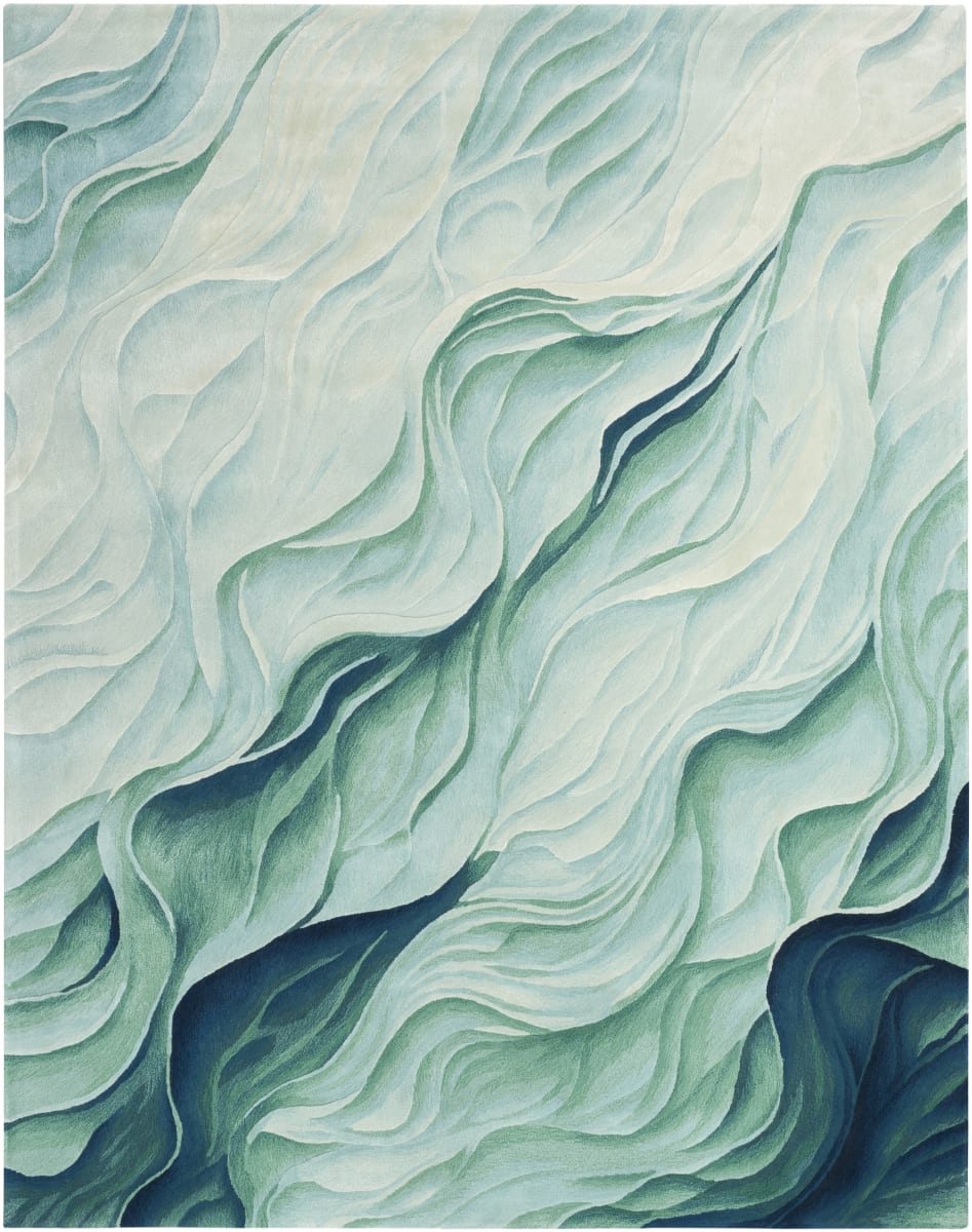 Prismatic Prs42 Silver Green | Rug Studio