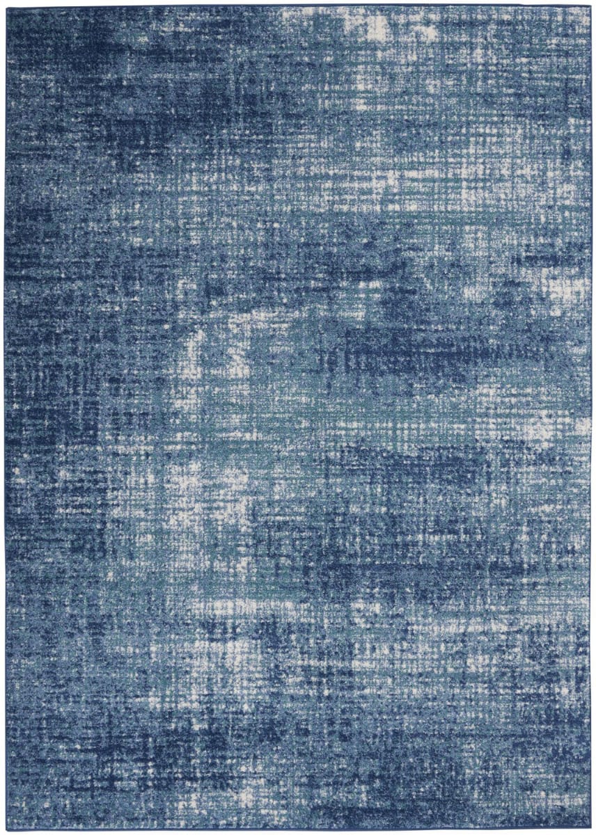 Calvin Klein River Flow RFV02 Teal-Ivory Blue | Rug Studio