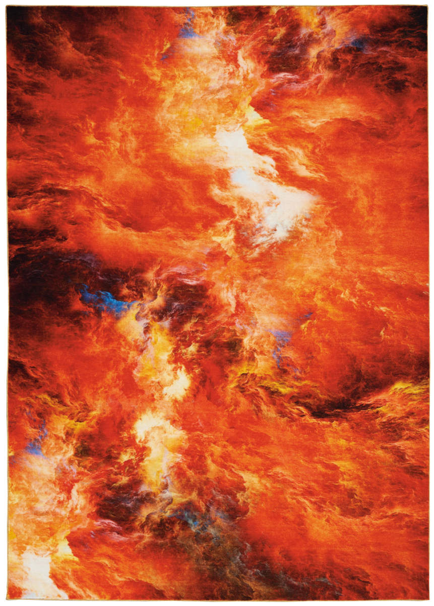 Nourison Le Reve Ler05 Red Flame | Rug Studio