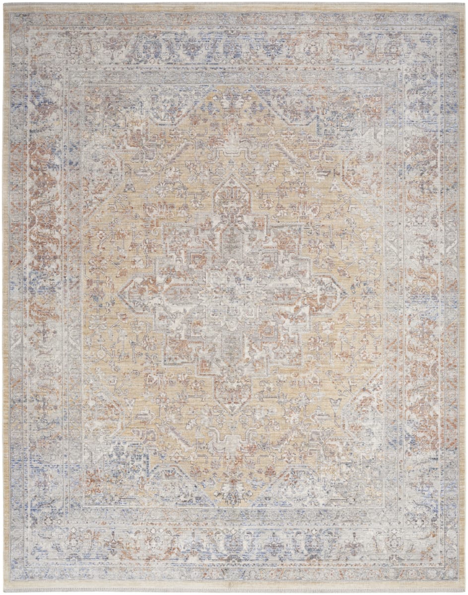 Nourison Home Elegant Heirlooms Elh01 Grey Gold | Rug Studio