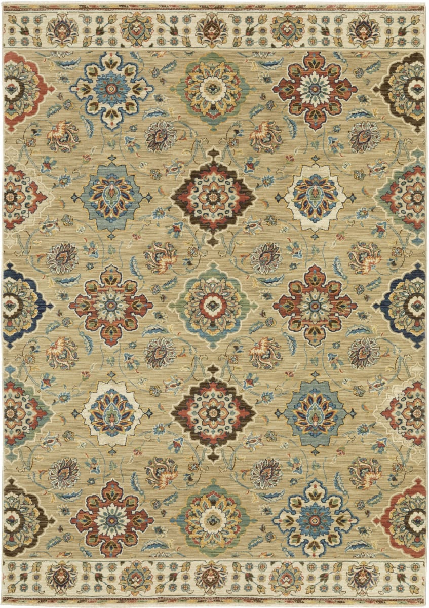 Oriental Weavers Francesca Fr05d Beige - Multi | Rug Studio