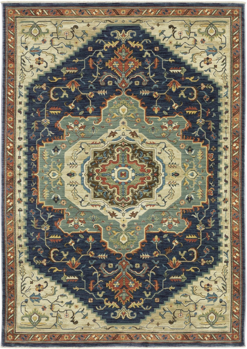 Oriental Weavers Francesca Fr09f Blue - Multi | Rug Studio