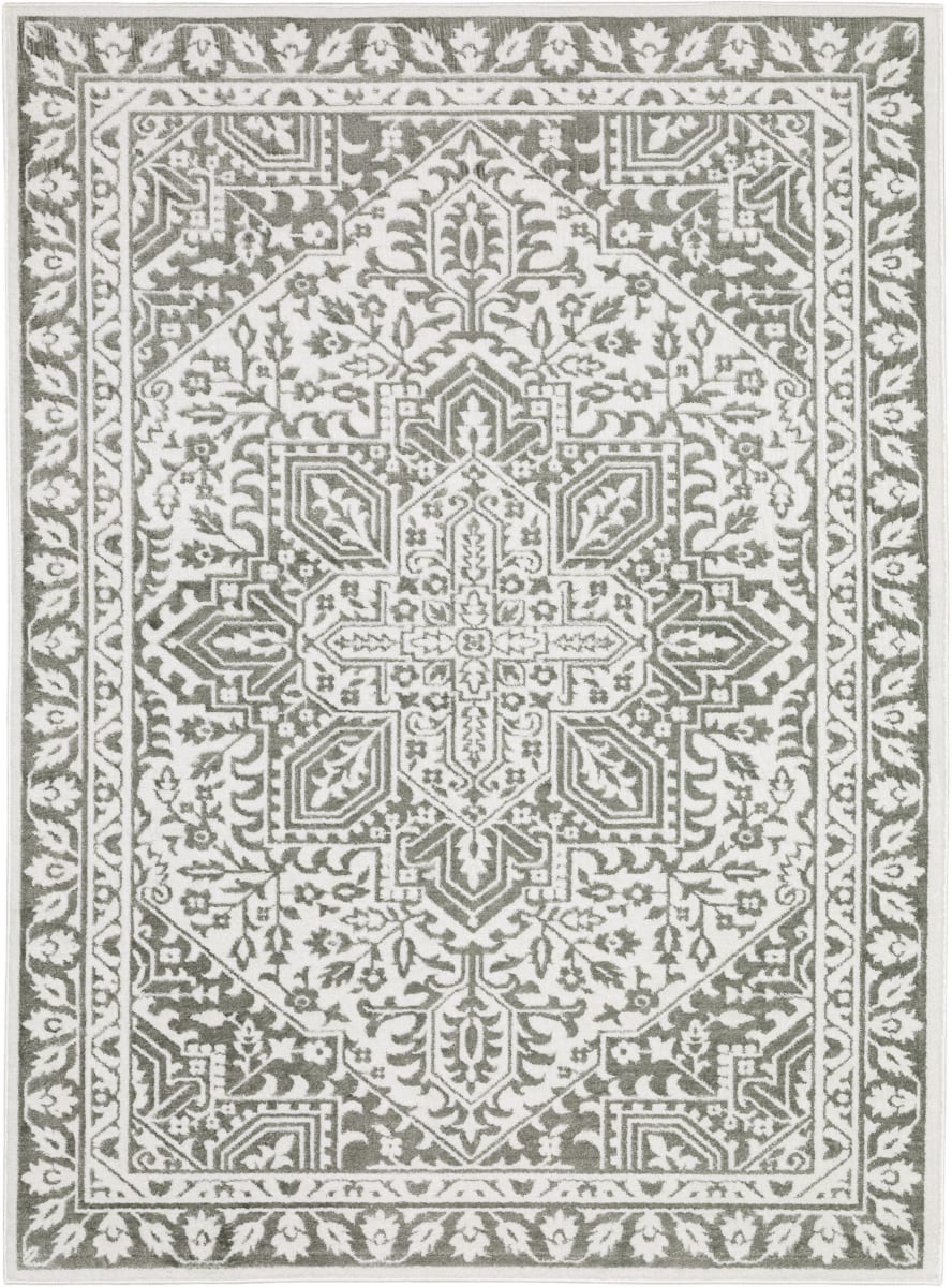 Oriental Weavers Montecito 1101w Grey - White | Rug Studio