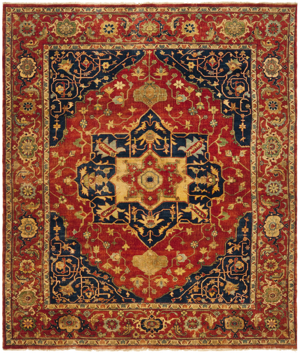 Ralph Lauren Eastwood RLR7521A Norfolk Red | Rug Studio