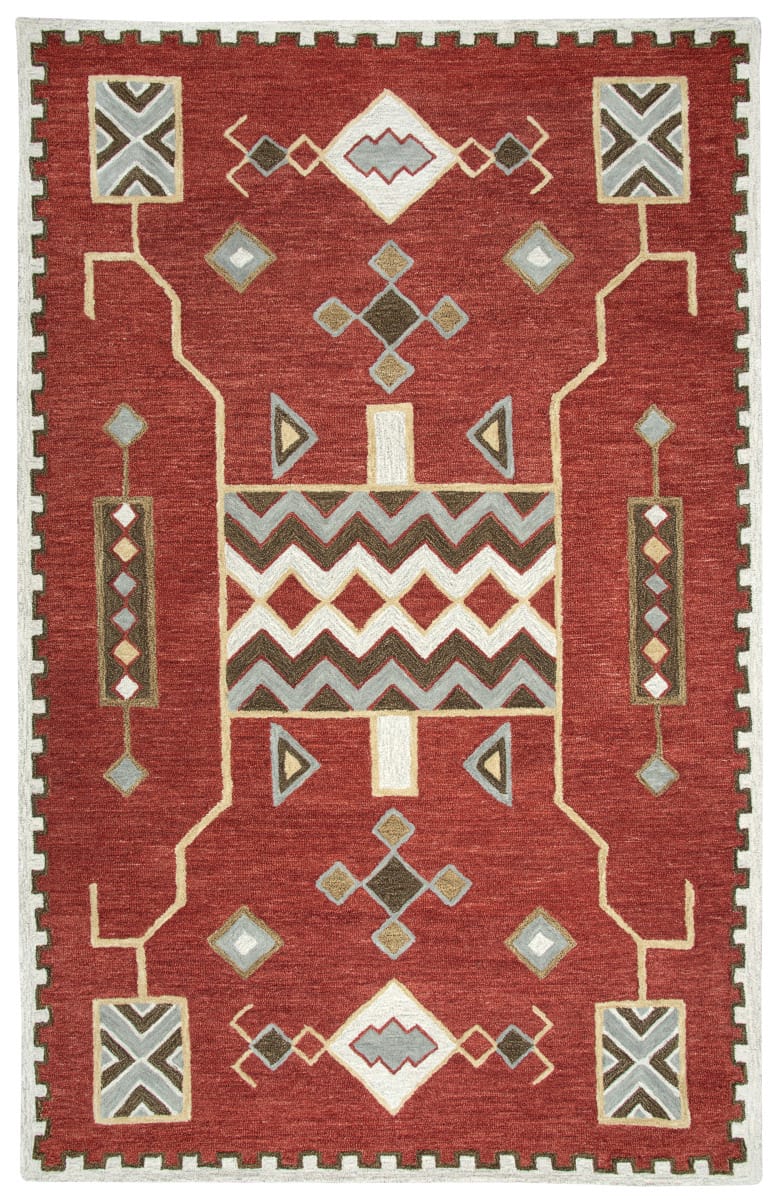 Rizzy Mesa Mz160b Red | Rug Studio