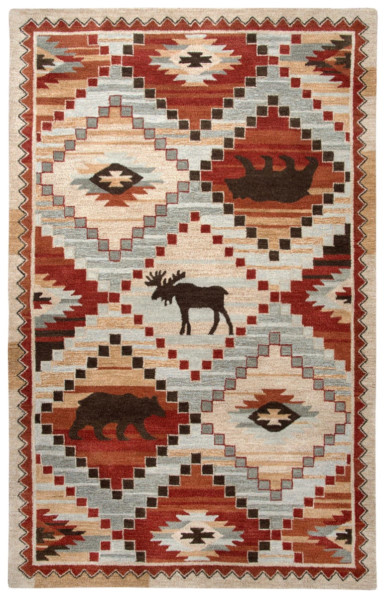 Rizzy Northwoods Nwd103 Red | Rug Studio