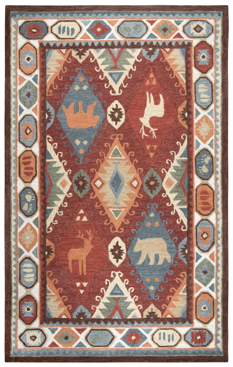 Rizzy Northwoods Nwd106 Red | Rug Studio
