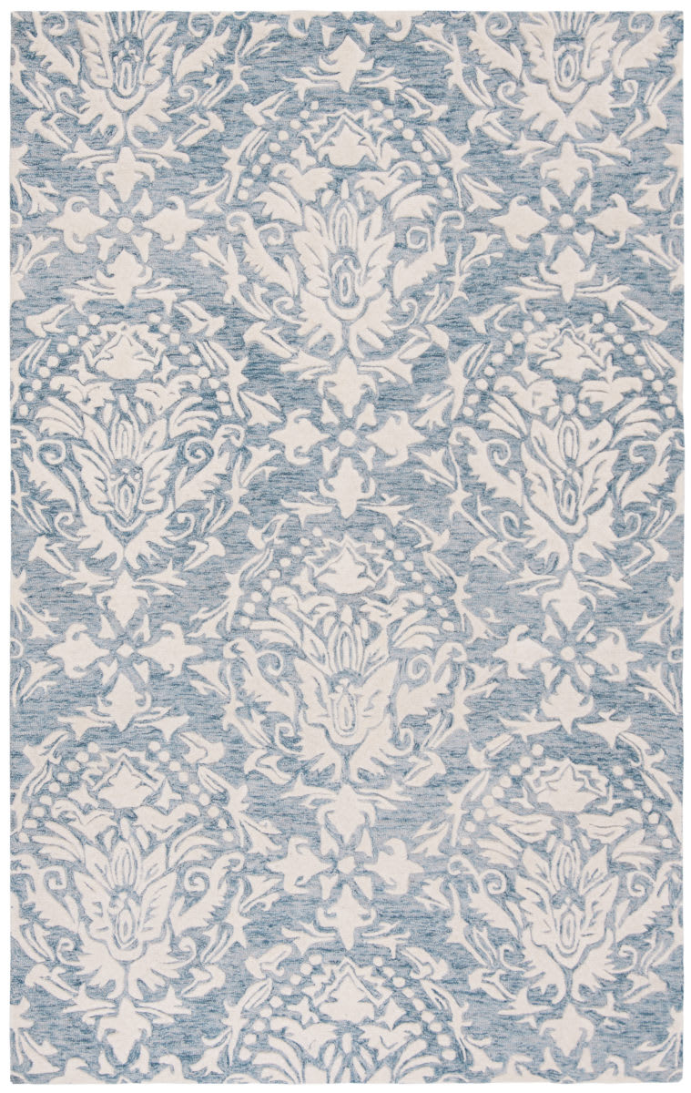 Safavieh Blossom BLM107B Blue - Ivory | Rug Studio