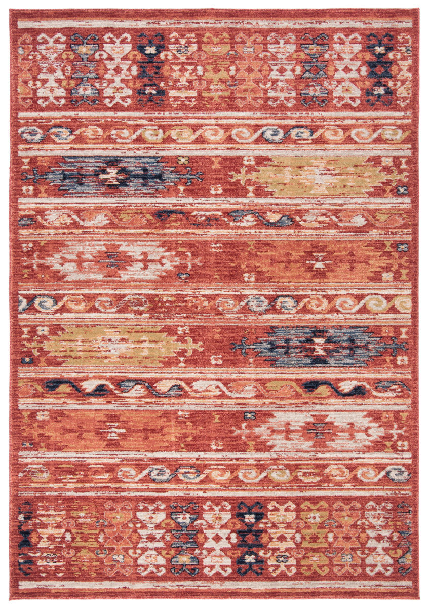 Safavieh Charleston Chl421q Rust - Ivory | Rug Studio