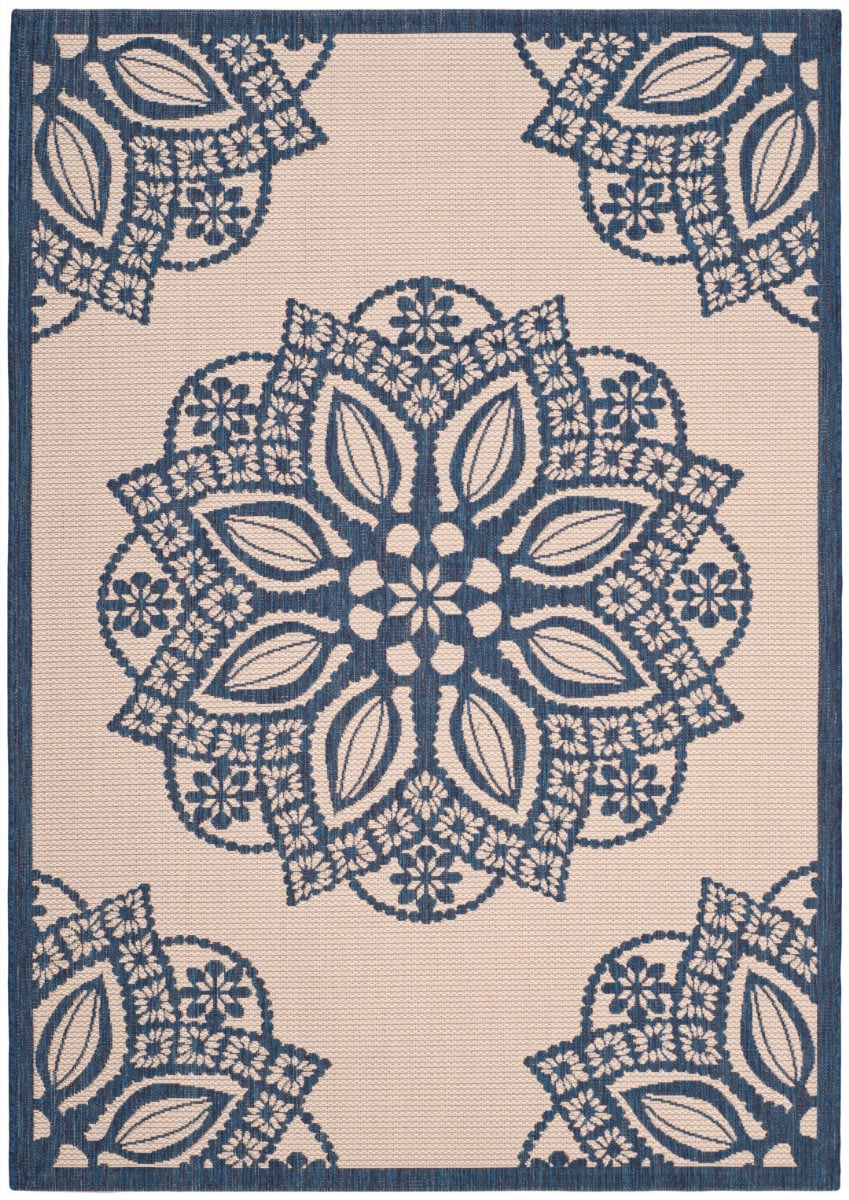 Safavieh Courtyard Cy6139 Beige - Navy | Rug Studio