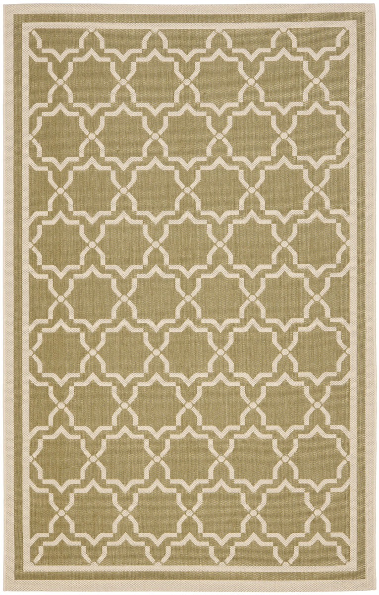 Safavieh Courtyard Cy6916 Green - Beige | Rug Studio