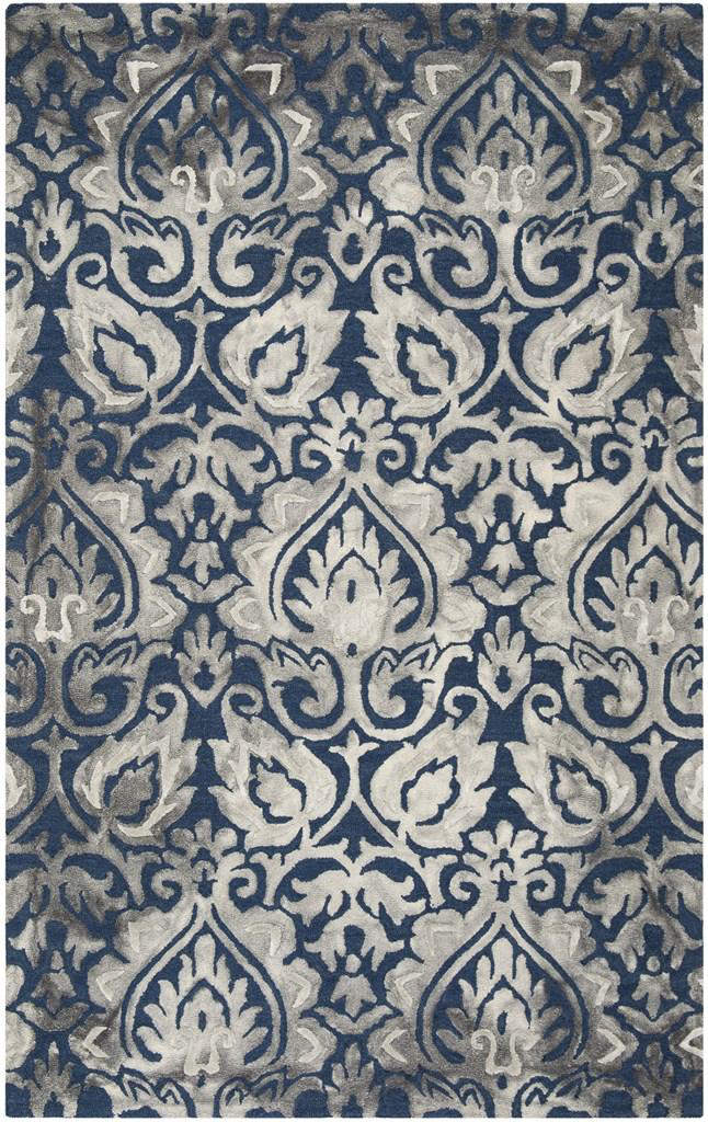 Safavieh Dip Dye Ddy511n Navy - Grey | Rug Studio