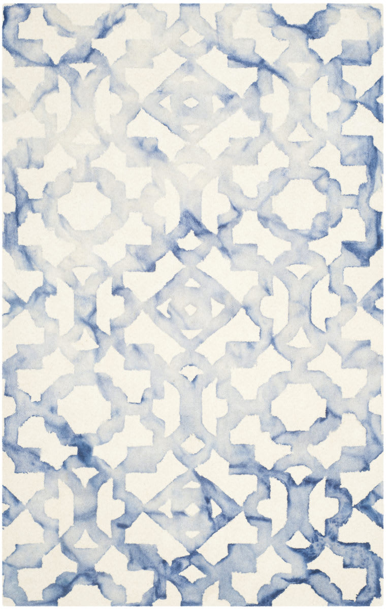 Safavieh Dip Dyed Ddy717a Ivory - Blue | Rug Studio