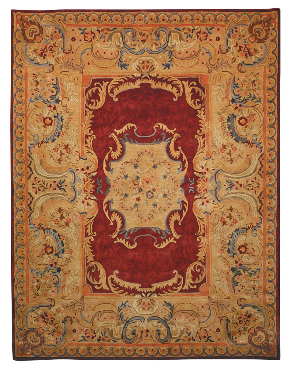 Safavieh Empire EM422A Burgundy - Gold | Rug Studio