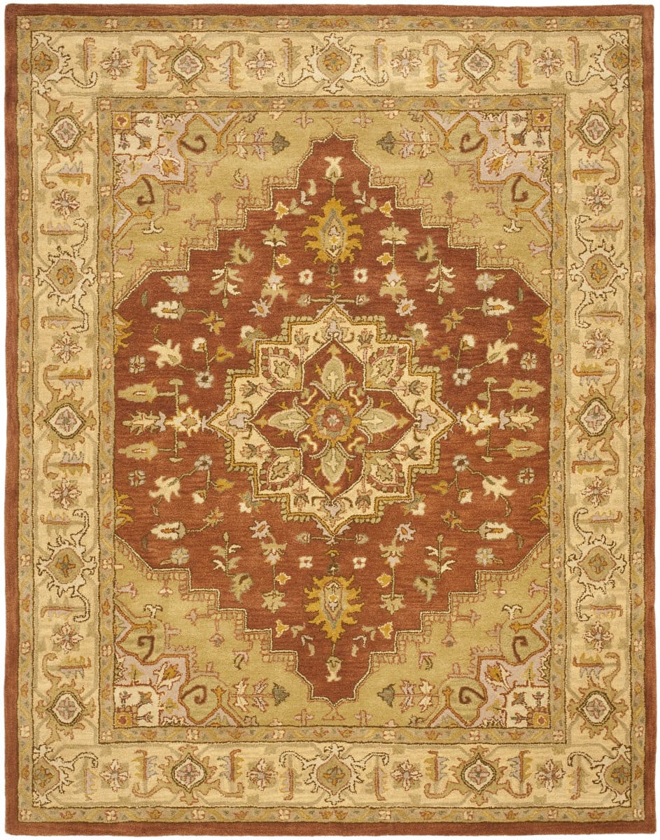 Safavieh Heritage HG345A Rust - Gold | Rug Studio