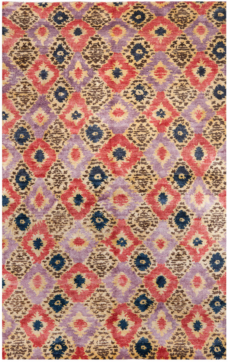 Safavieh Luxor Lux161a Purple - Rust | Rug Studio