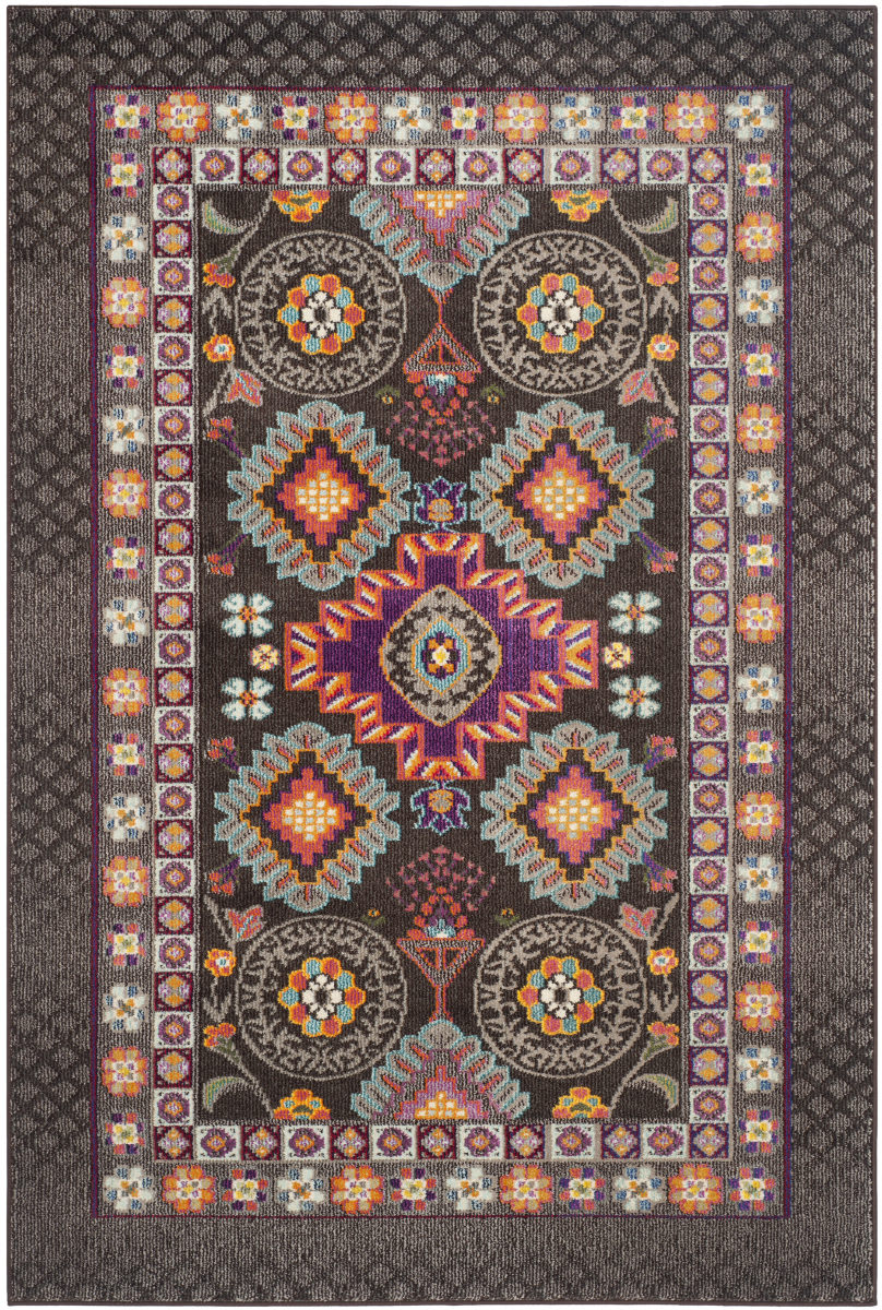 Safavieh Monaco Mnc240b Brown - Multi | Rug Studio
