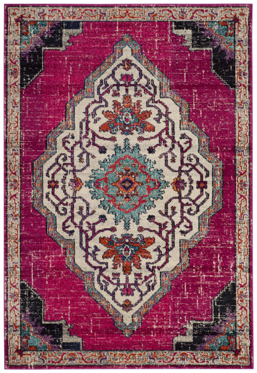 Safavieh Monaco Mnc254d Pink - Multi | Rug Studio