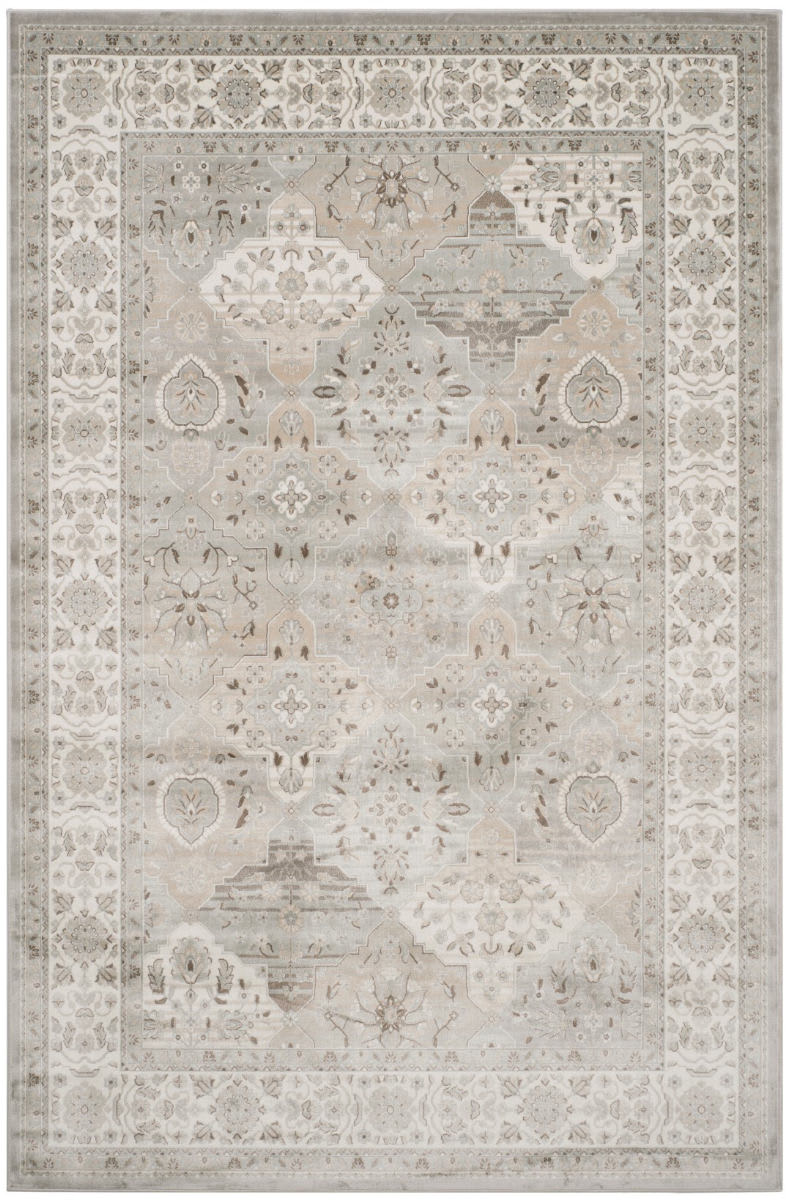 Safavieh Persian Garden Peg609w Silver - Ivory | Rug Studio