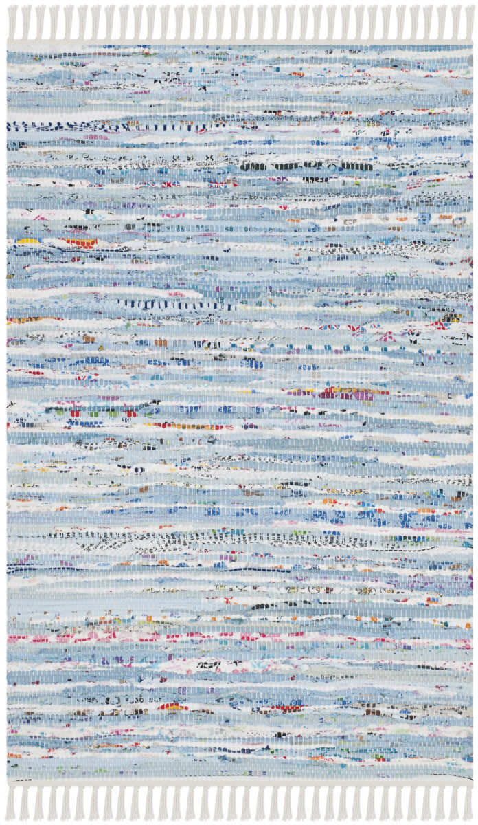 Safavieh Rag Rug Rar125a Light Blue - Multi | Rug Studio