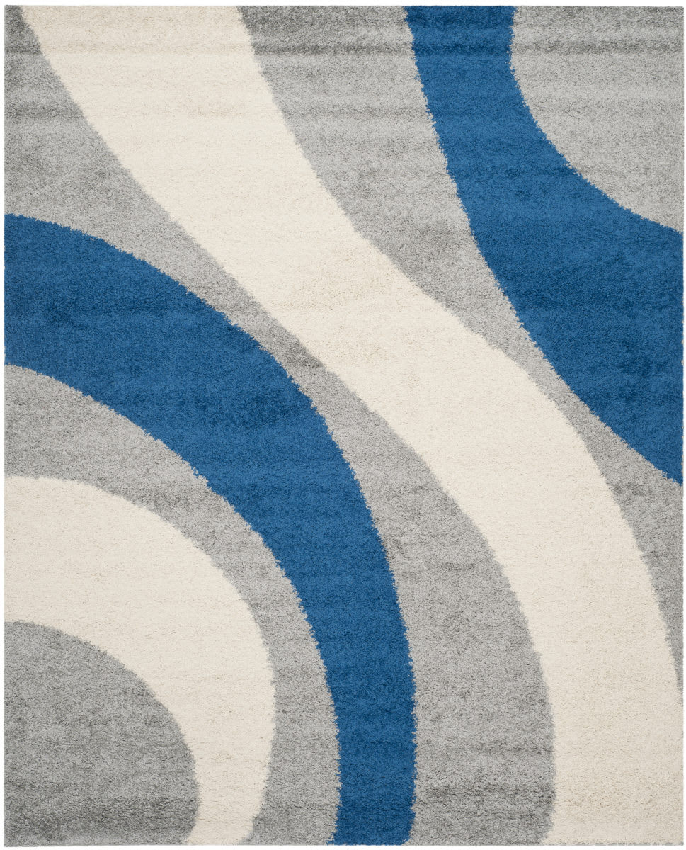Safavieh Shag Sg914-8065 Grey - Blue | Rug Studio